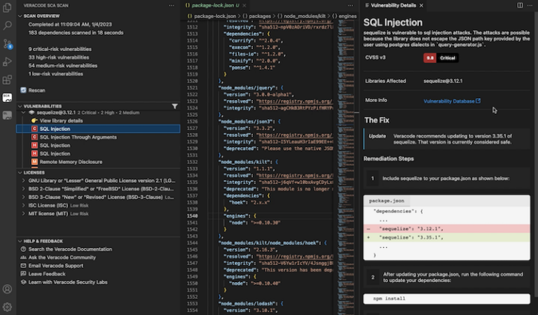6 Reasons You Need to Run An SCA Scan on Projects in VS Code