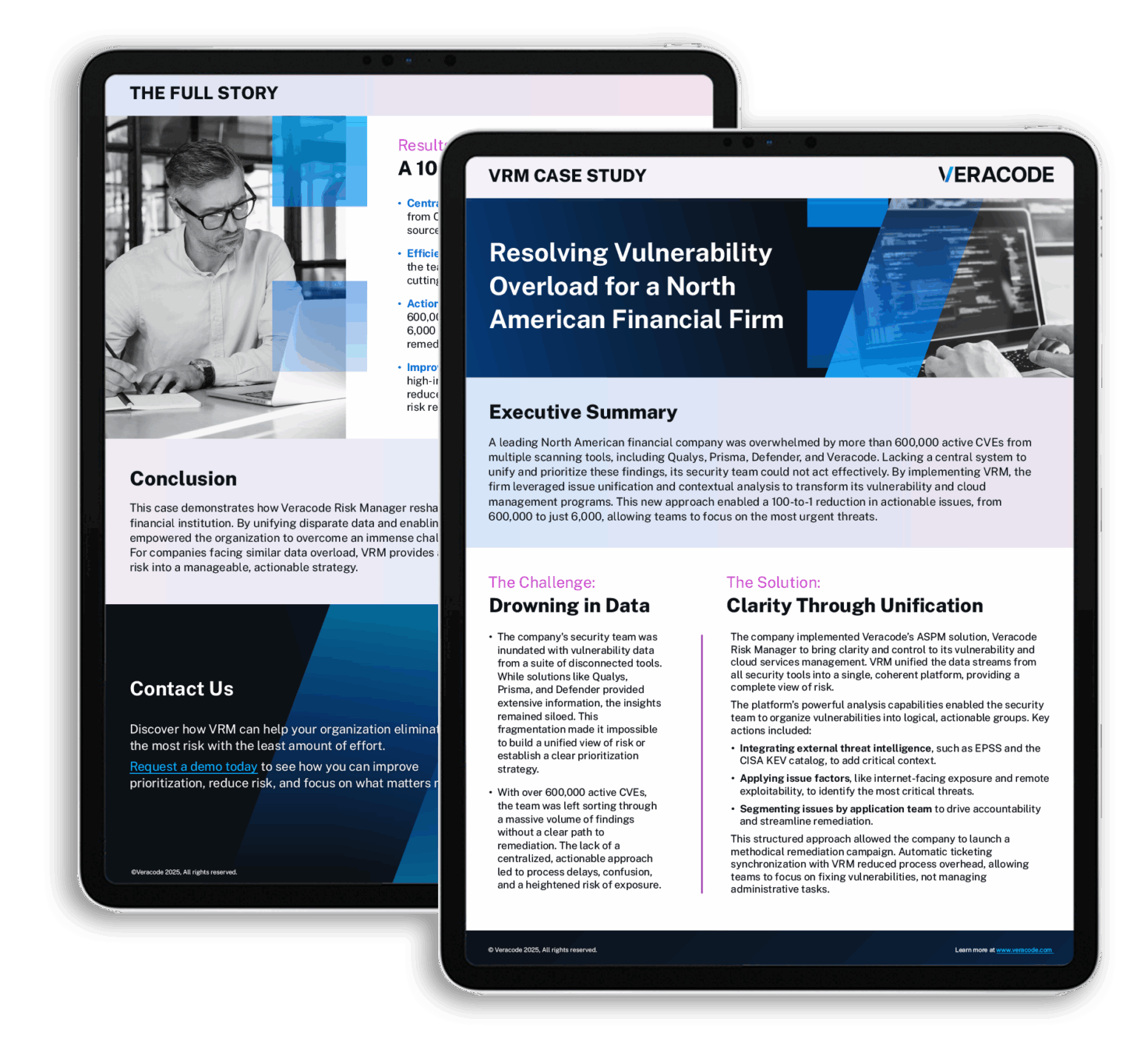 Veracode Risk Manager Case Study | 100:1 CVE Reduction